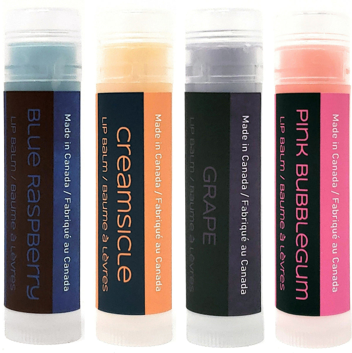 ~..4 Pack Blue Raspberry, Creamsicle, Grape & Pink Bubblegum Flavoured ...